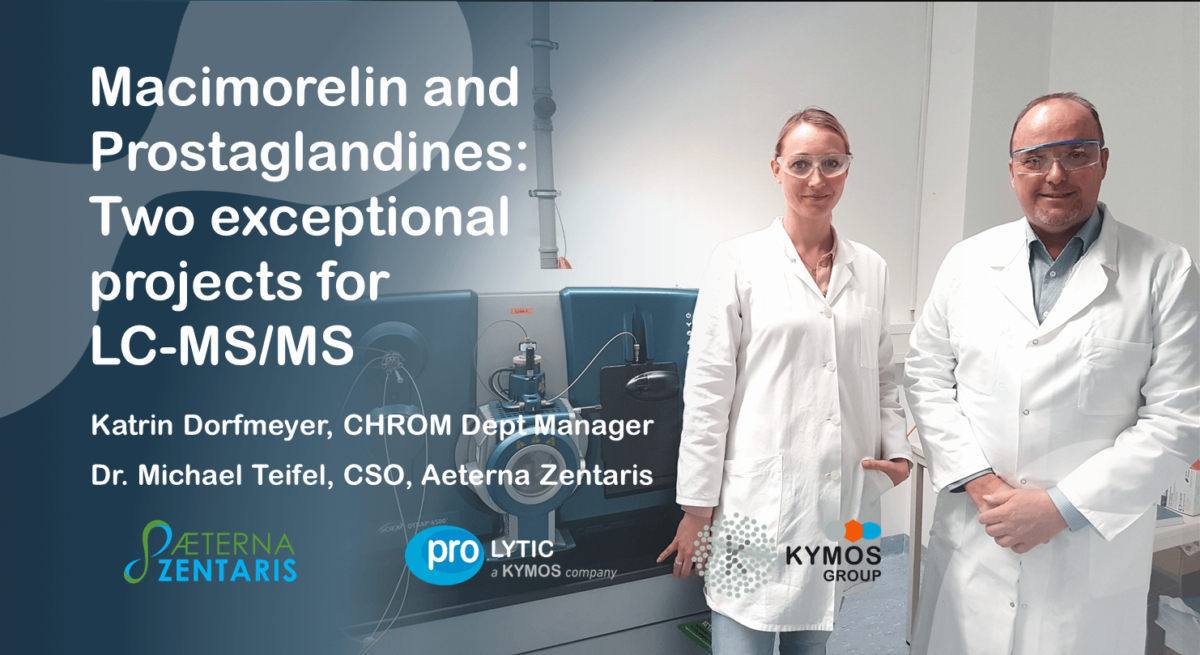 Prostaglandine bioanalysis at Prolytic/Kymos